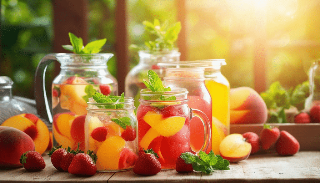 Recette de Boisson Rafraîchissante : Infusion Froide aux Fruits de Saison